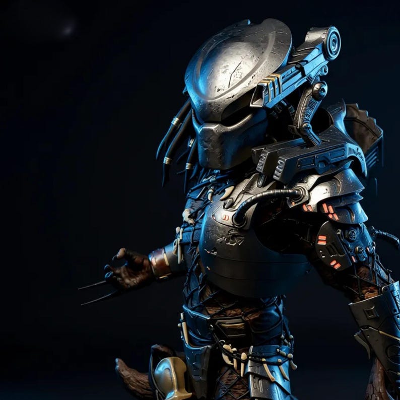 Predator STL – Dread Warrior Statue | 1:6 Scale - Etsy