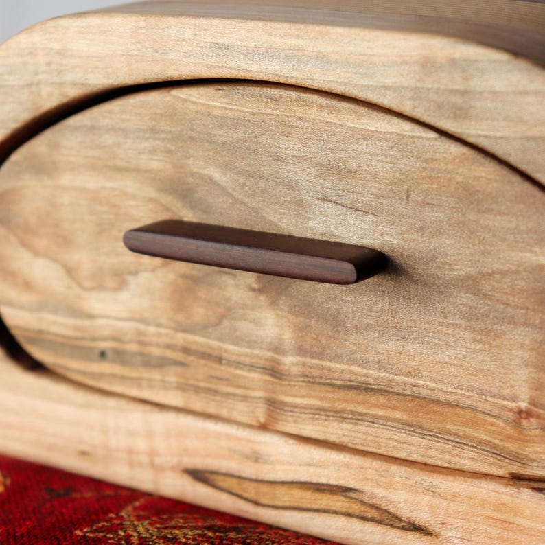 Handcrafted Douglas Fir and Ambrosia Maple Wooden Keepsake Box With ...