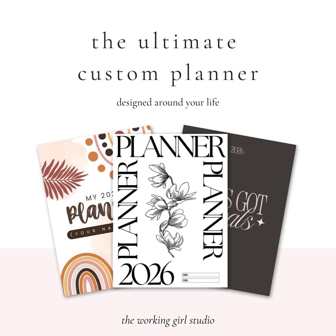 The Ultimate Custom Planner Digital Pdf Personalized Planner for Work ...