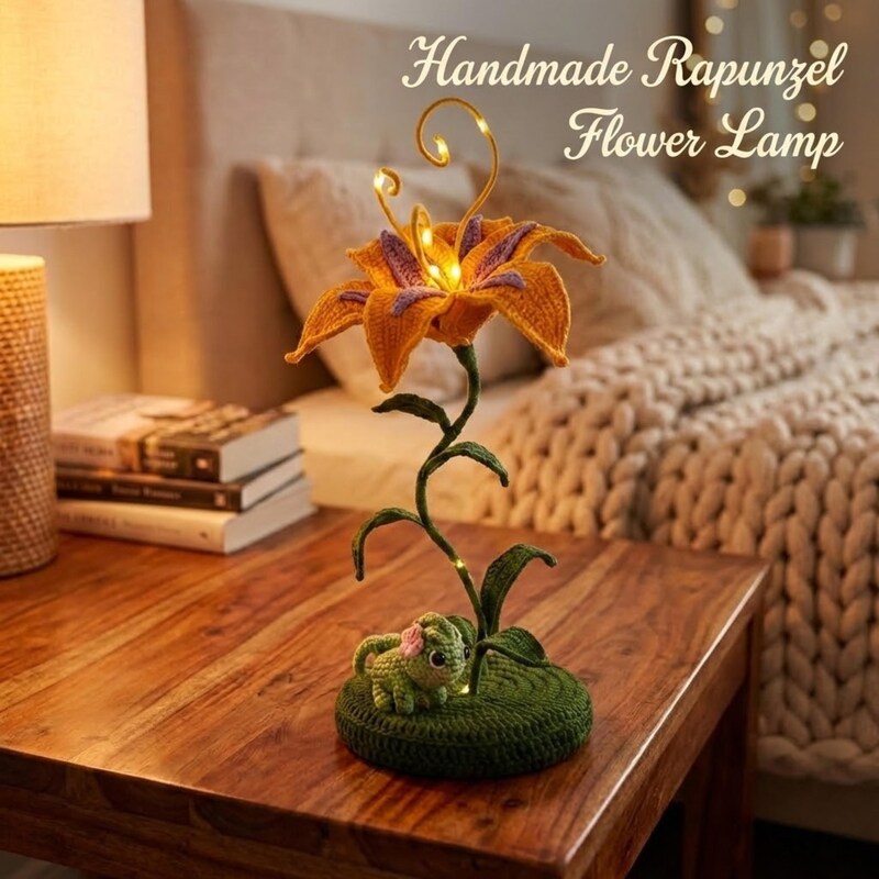 Rapunzel lamp - Etsy España