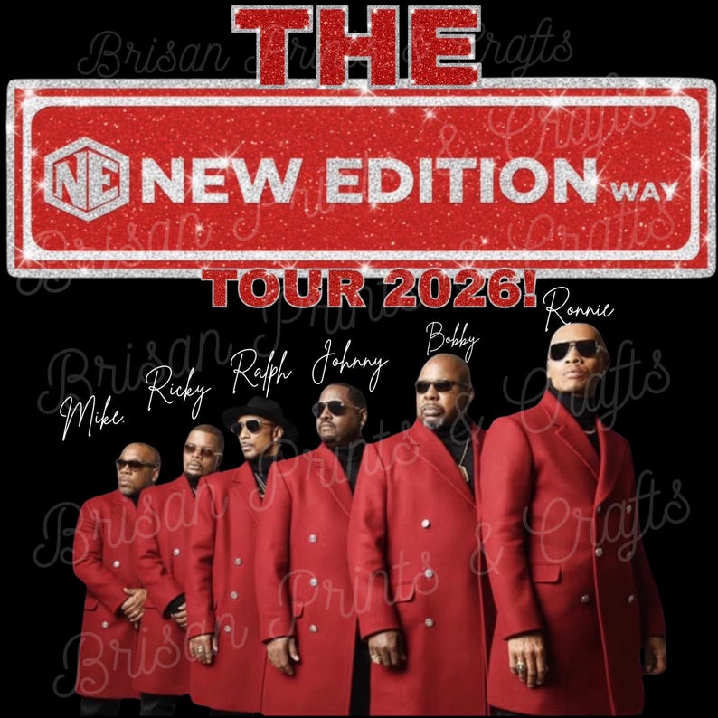 New Edition Way Tour 2026 Png - Etsy UK