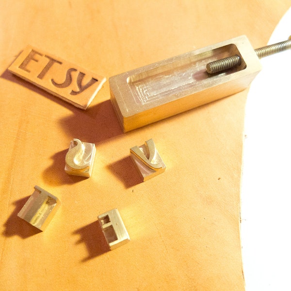 Branding Iron Font - Etsy