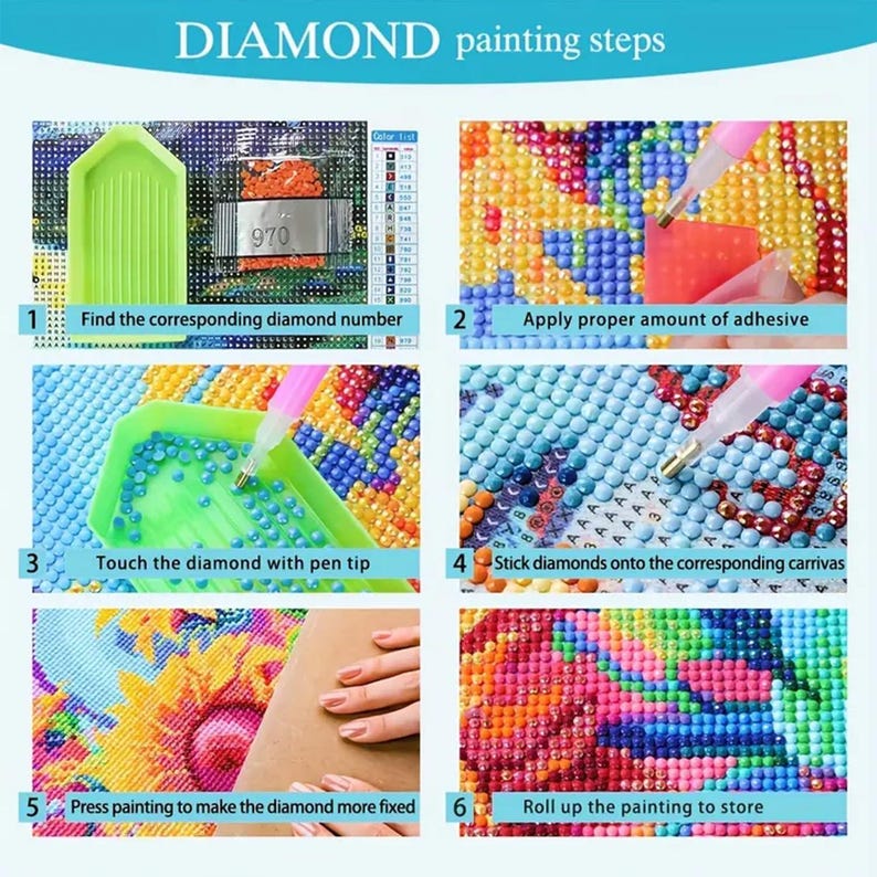 5D Diamond Painting Kits for Adults - Etsy