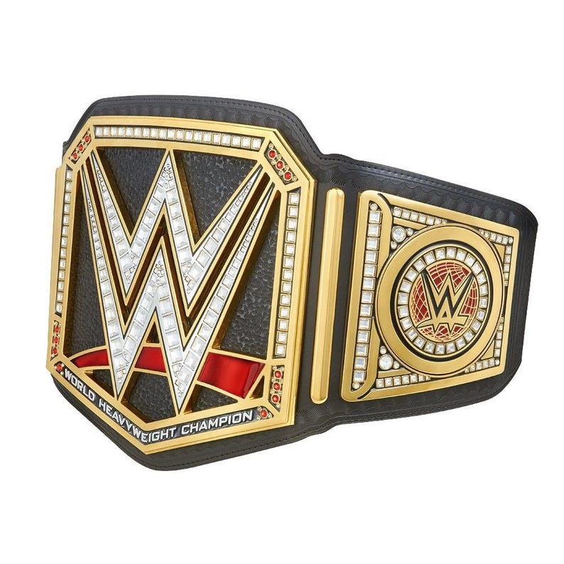 WWE Style World Heavyweight Championship Belt Replica – Adult Size ...