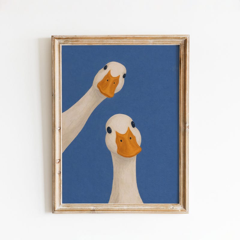 Duo Print Art - Etsy