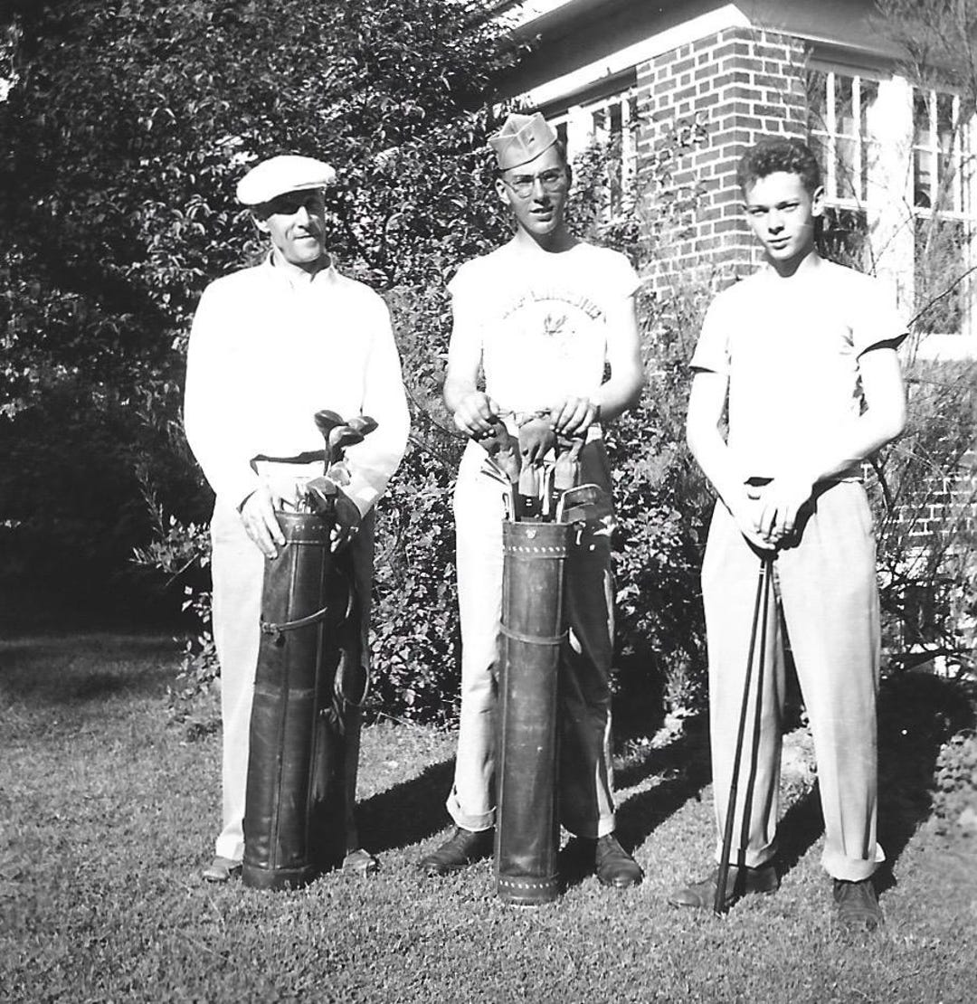 Vintage Golf Photo: Young Men, Country Club, Caddies - Etsy