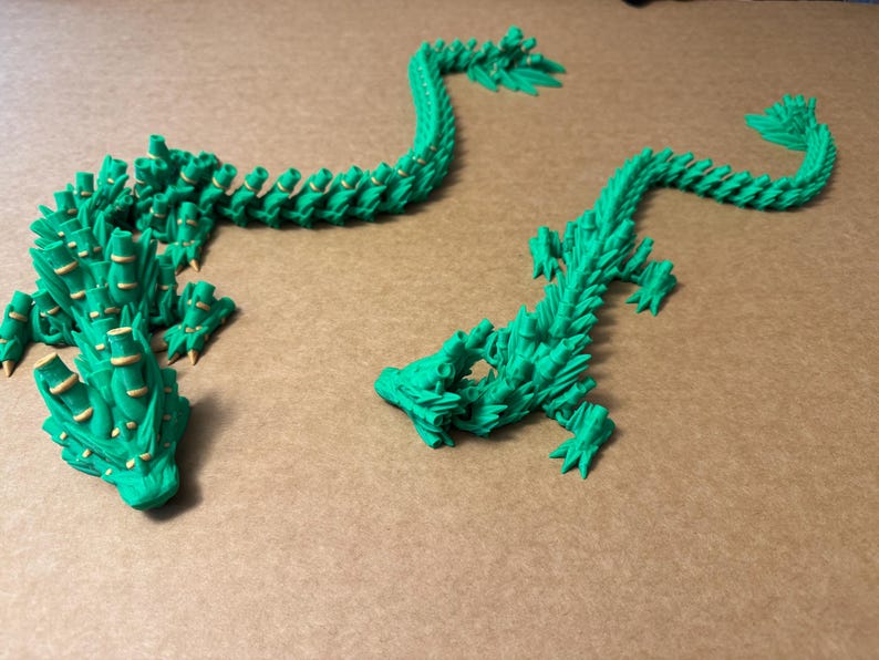 Bamboo Dragon – Articulated 3D Printed Dragon – Small or Full Size ...