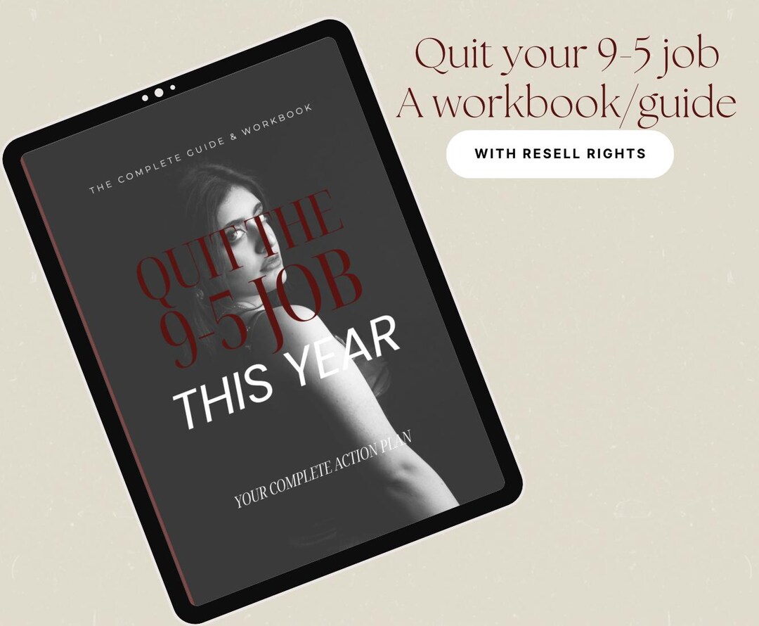 Quit Your 9-5 Job I A Guide/workbook on Becoming Independent - Etsy