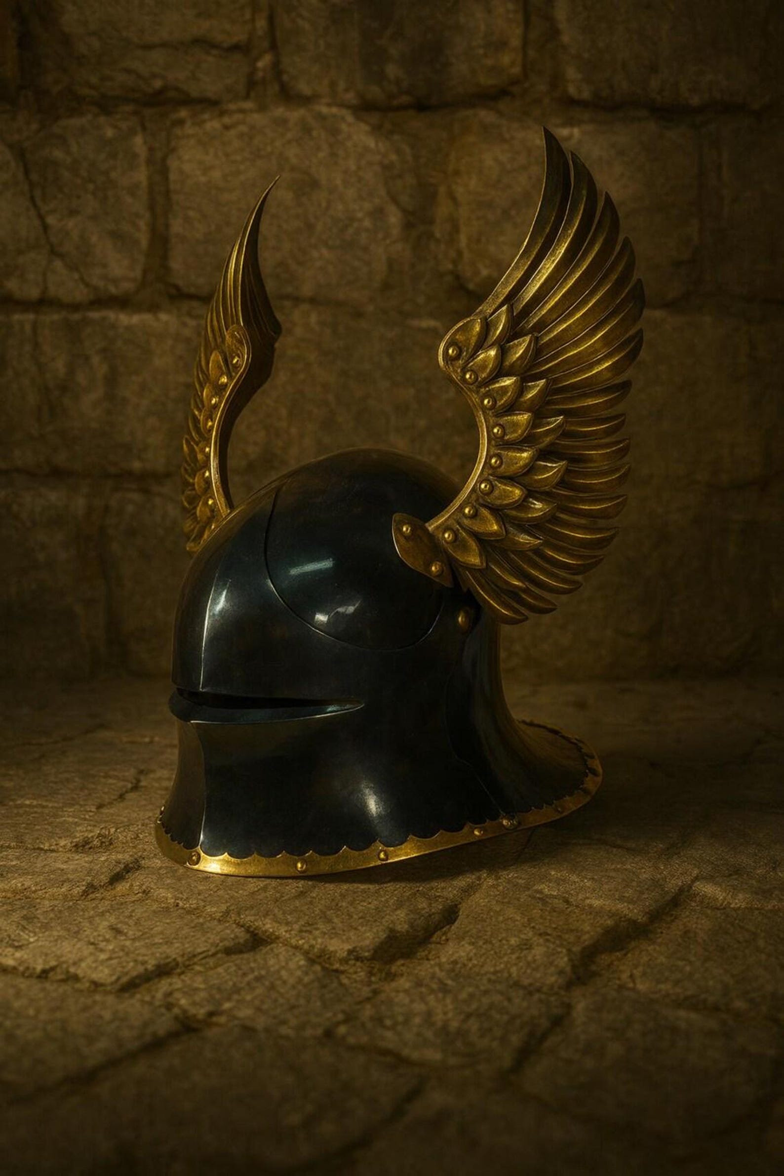German Sallet Helmet Medieval Knight Armor Replica Gothic Sallet Helmet ...