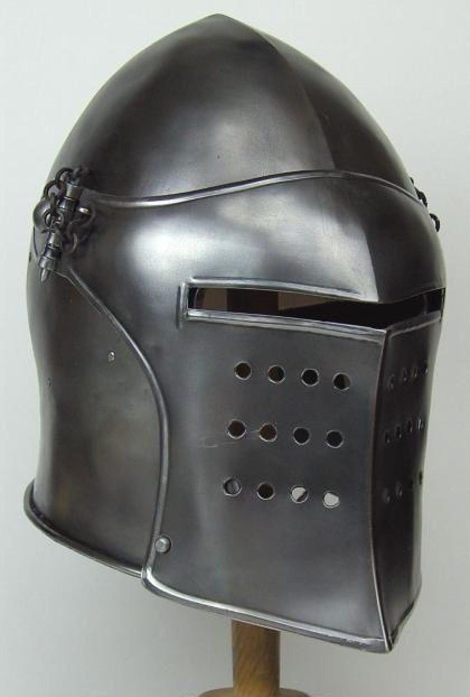 Barbuta Knight Helmet Medieval Armor Headgear Knight Face Visor Helmet ...