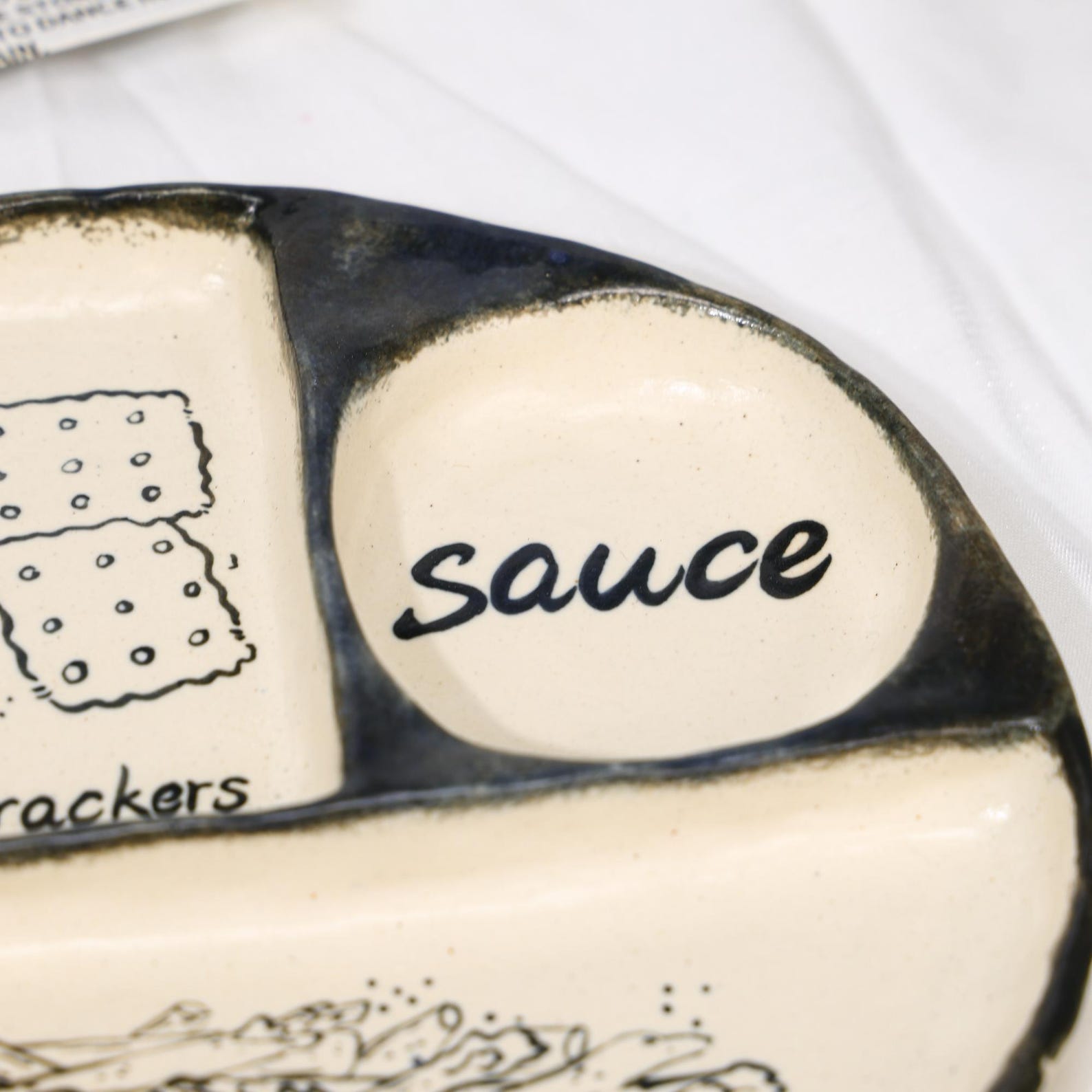 Custom Lunch Snack Tray Personalized Handpainted Breakfast Snack Plate ...