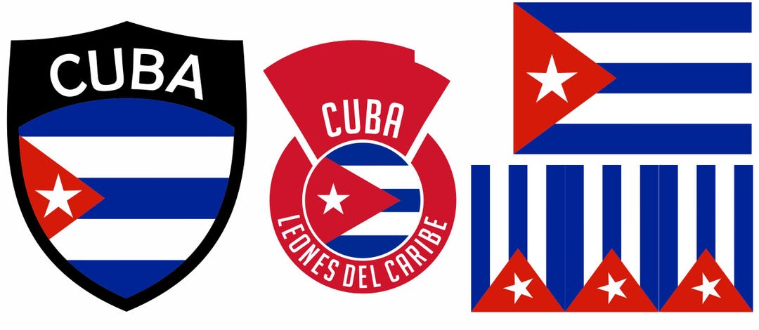 Cuba Iron-on Set (6 Pieces) – Textile Transfer / Iron-on Patches ...