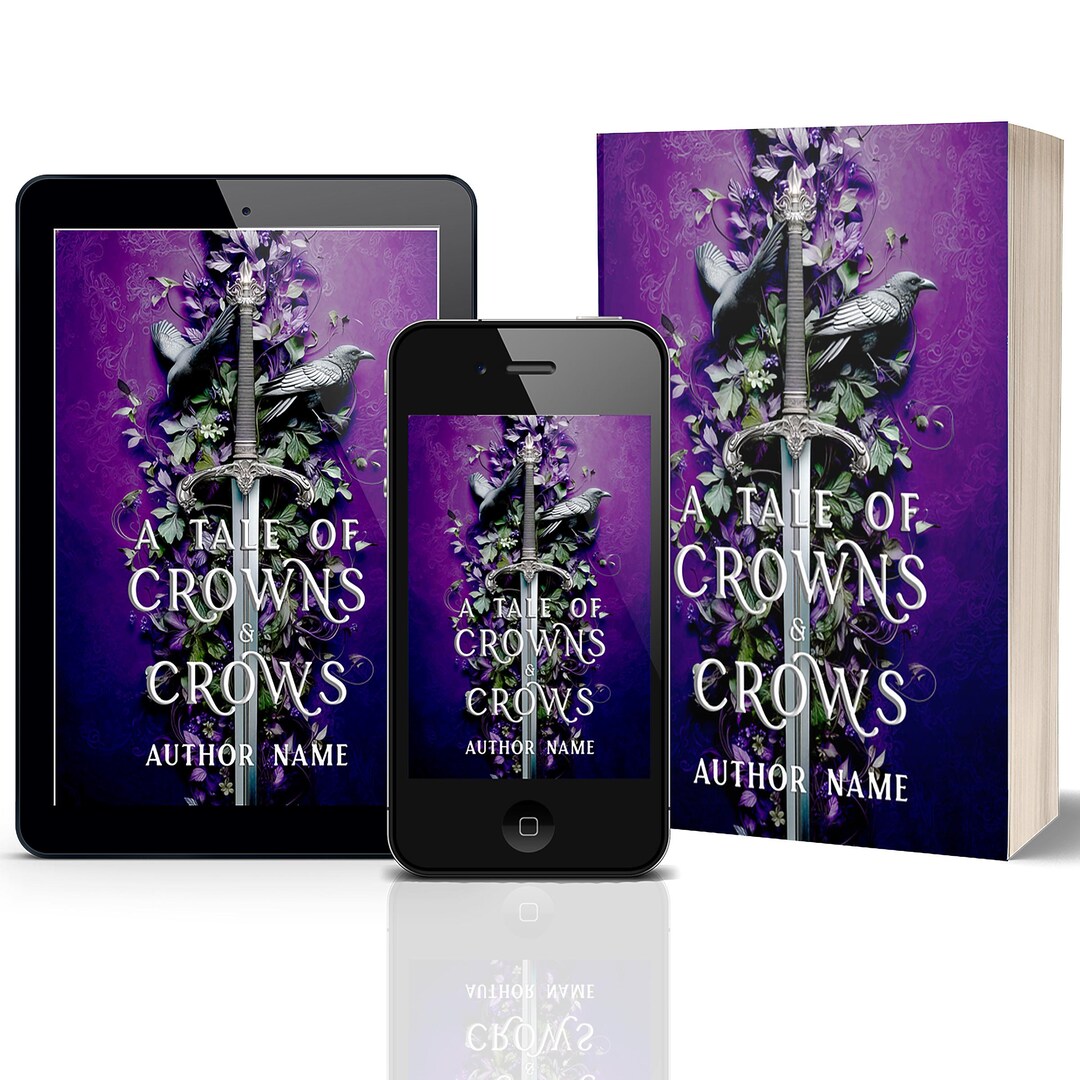 Fantasy Romance Ebook Cover Design | Romantasy Book Covers | Premade ...