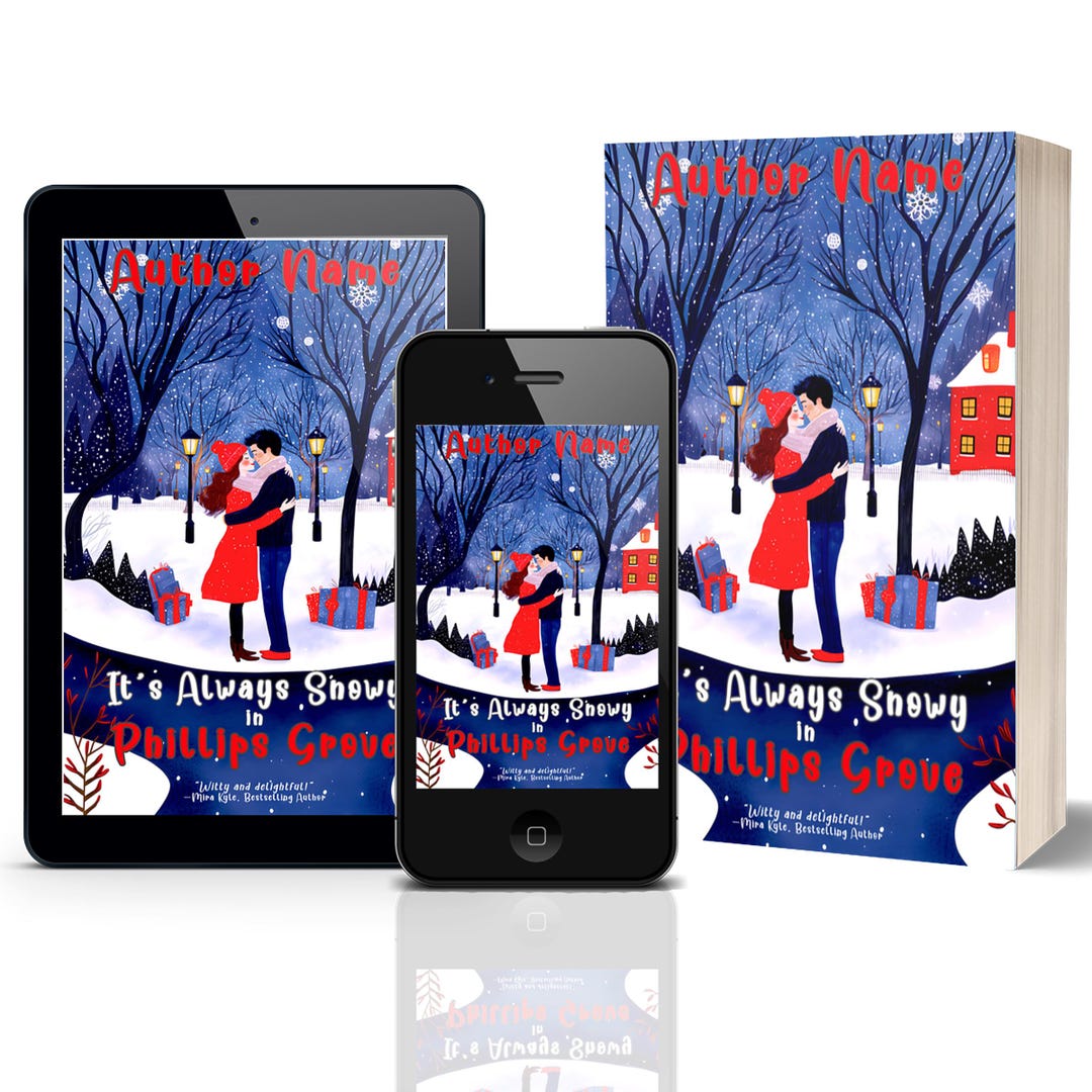 Christmas Themed Romantic Comedy Contemporary Romance Illustrated Ebook ...