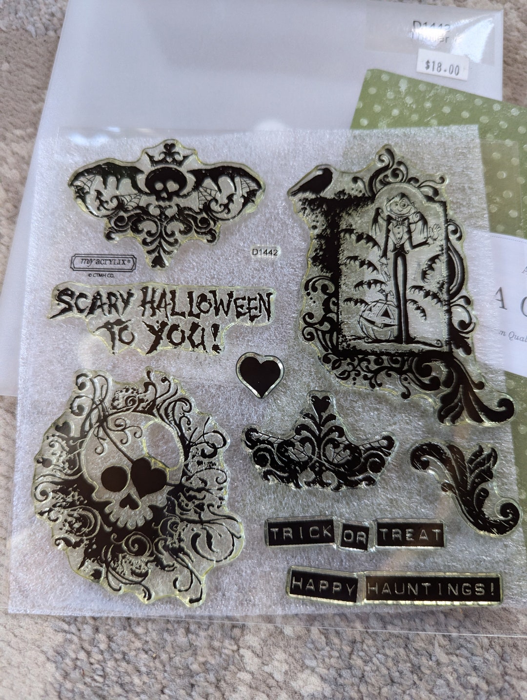 Close to My Heart | My Acrylic Stamps | Thriller D1442 - Etsy