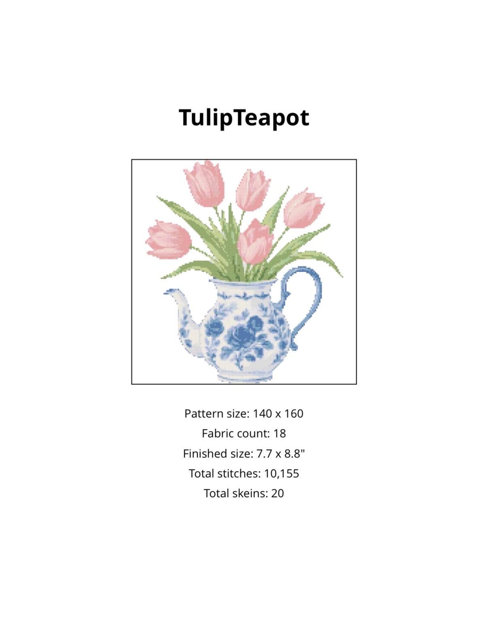 Delft Tulip Needlepoint Chart – (PDF Pattern) - Etsy