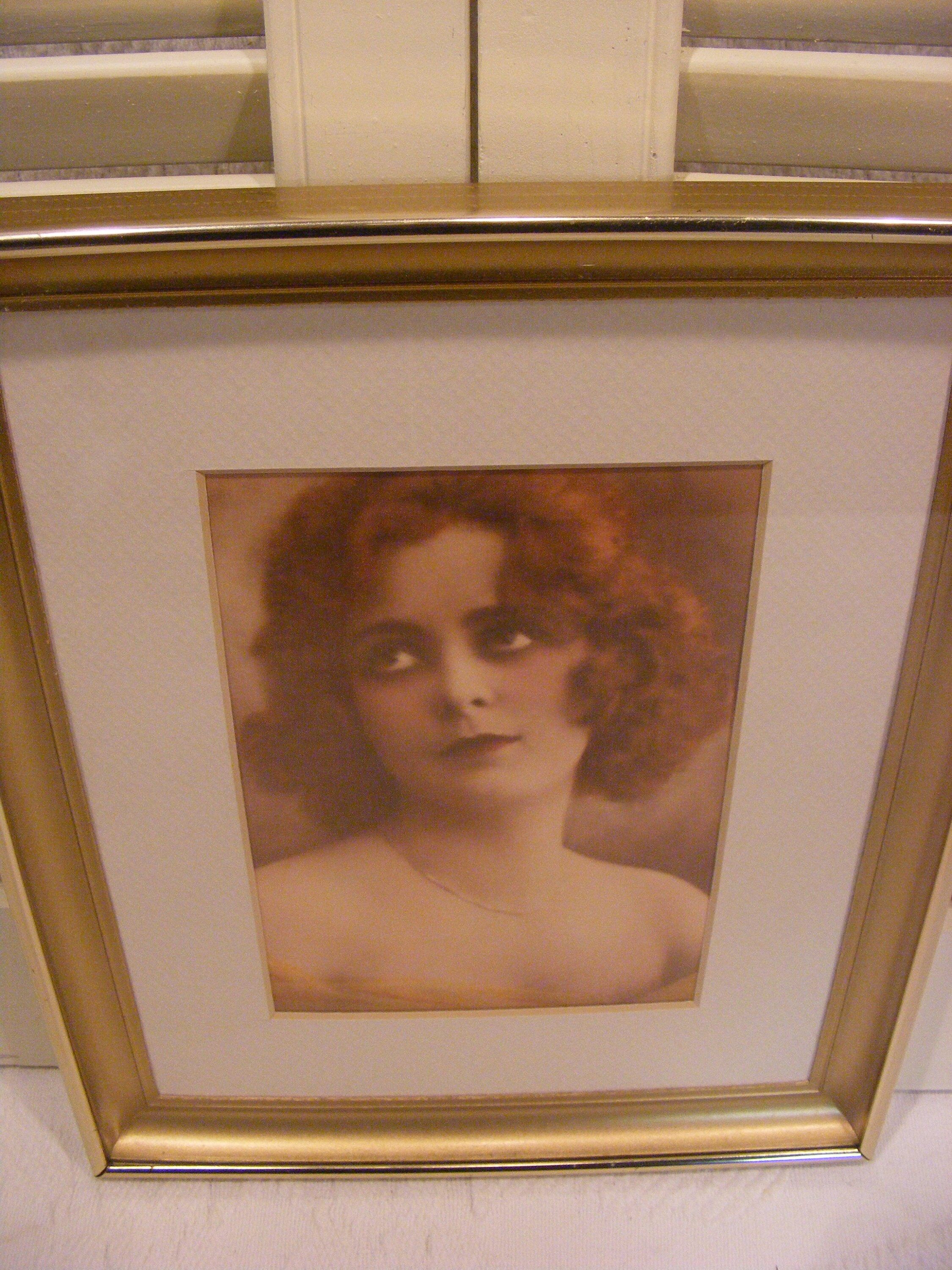 Vintage Brass Shadow Box Frame, Matted Shadow Box Frame, Hang or Free ...