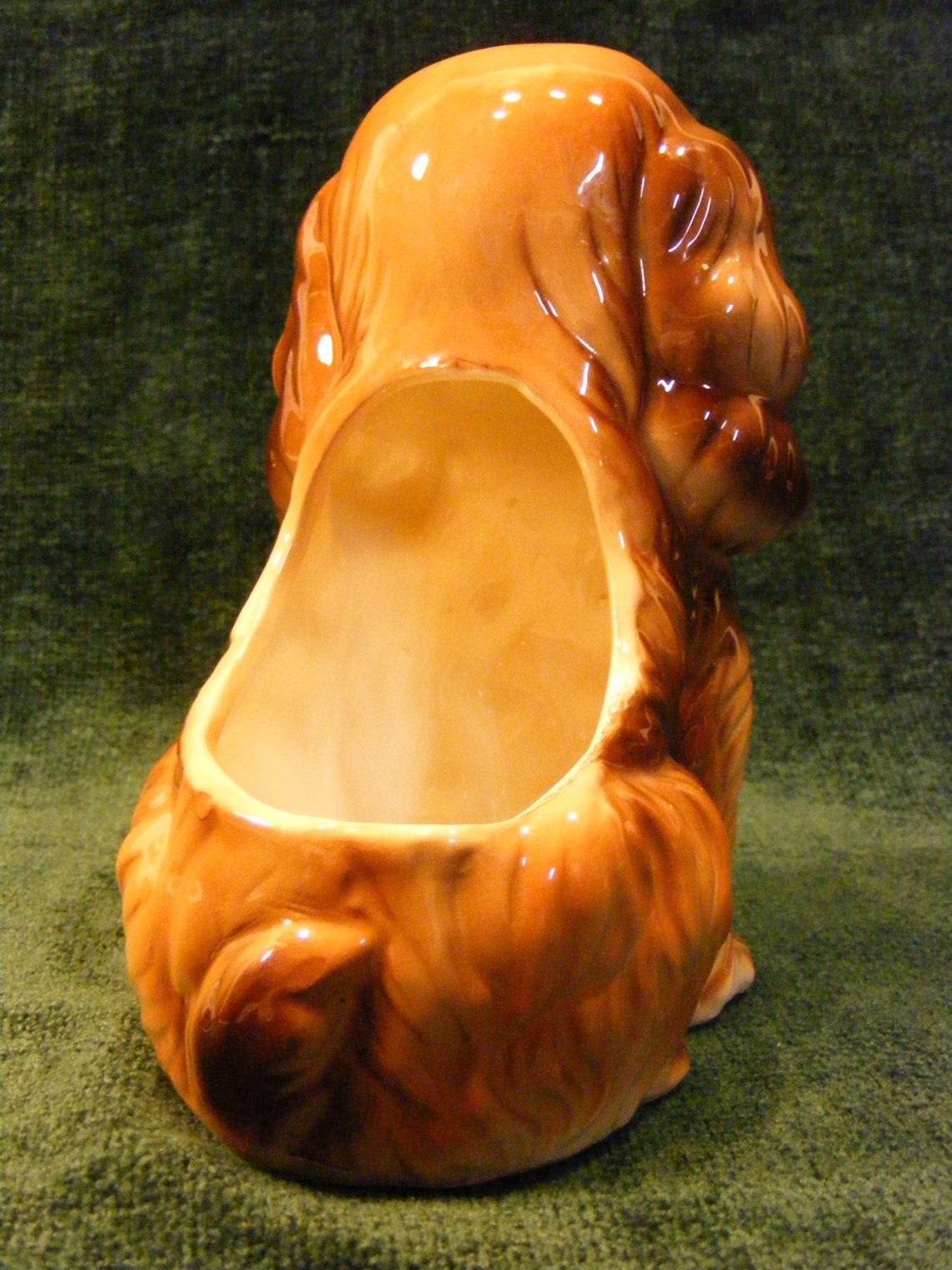 Vintage Hand Painted Cocker Spaniel Planter - Etsy