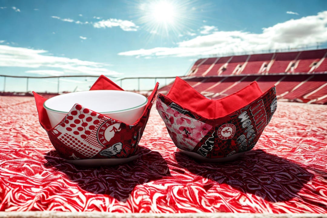 Alabama Crimson Tide Bowl Koozies (set of Two) - Etsy