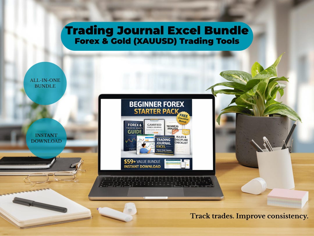 Forex Trade Tracker Bundle | Excel Log + Printable PDF | Beginner Rules ...