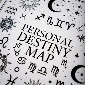 Personalized Destiny Map | Life Path Reading | Custom Numerology Chart ...