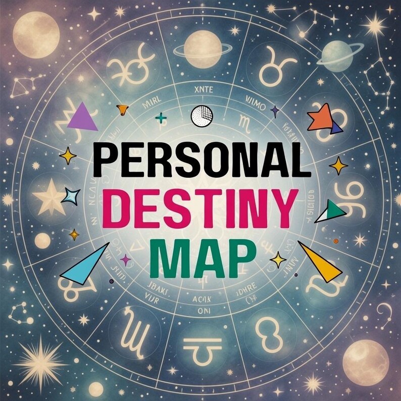 Personalized Destiny Map | Life Path Reading | Custom Numerology Chart ...