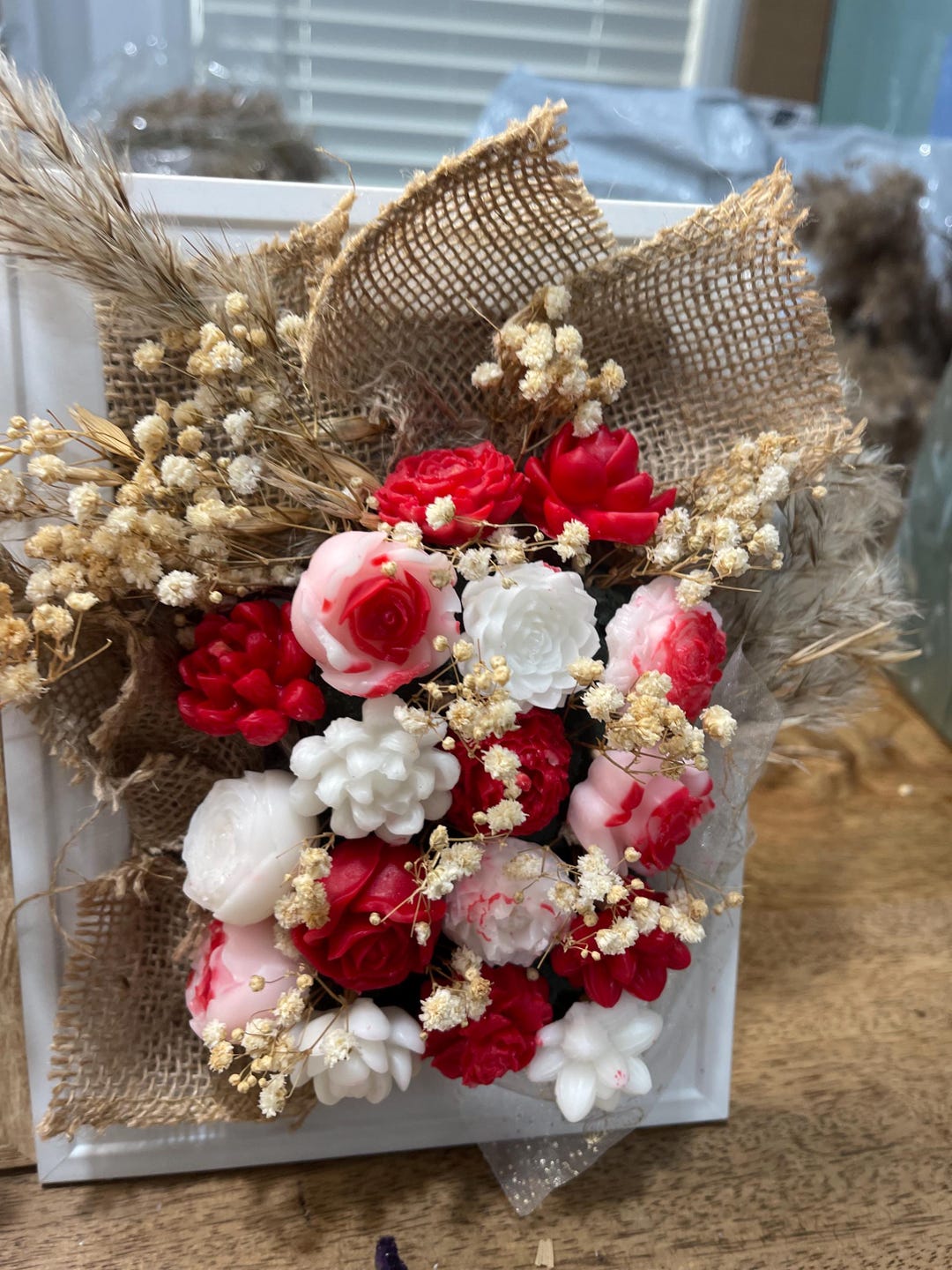Scented Wax Flower Frame, Essential Oils, Forever Floral Arrangement - Etsy