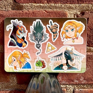 Zelda Sticker Sheet - Etsy