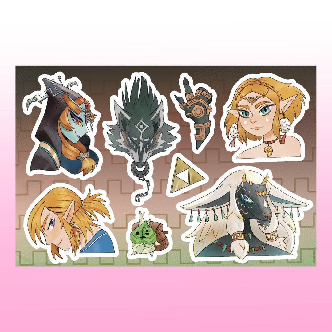 Zelda Sticker Sheet - Etsy