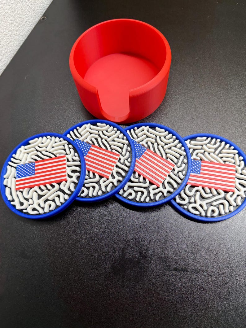 American Flag Coasters - Etsy