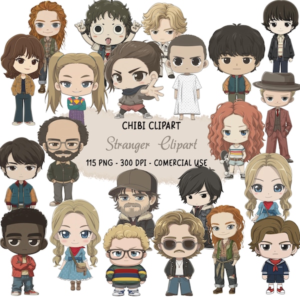 Strangers Things Chibi - Etsy