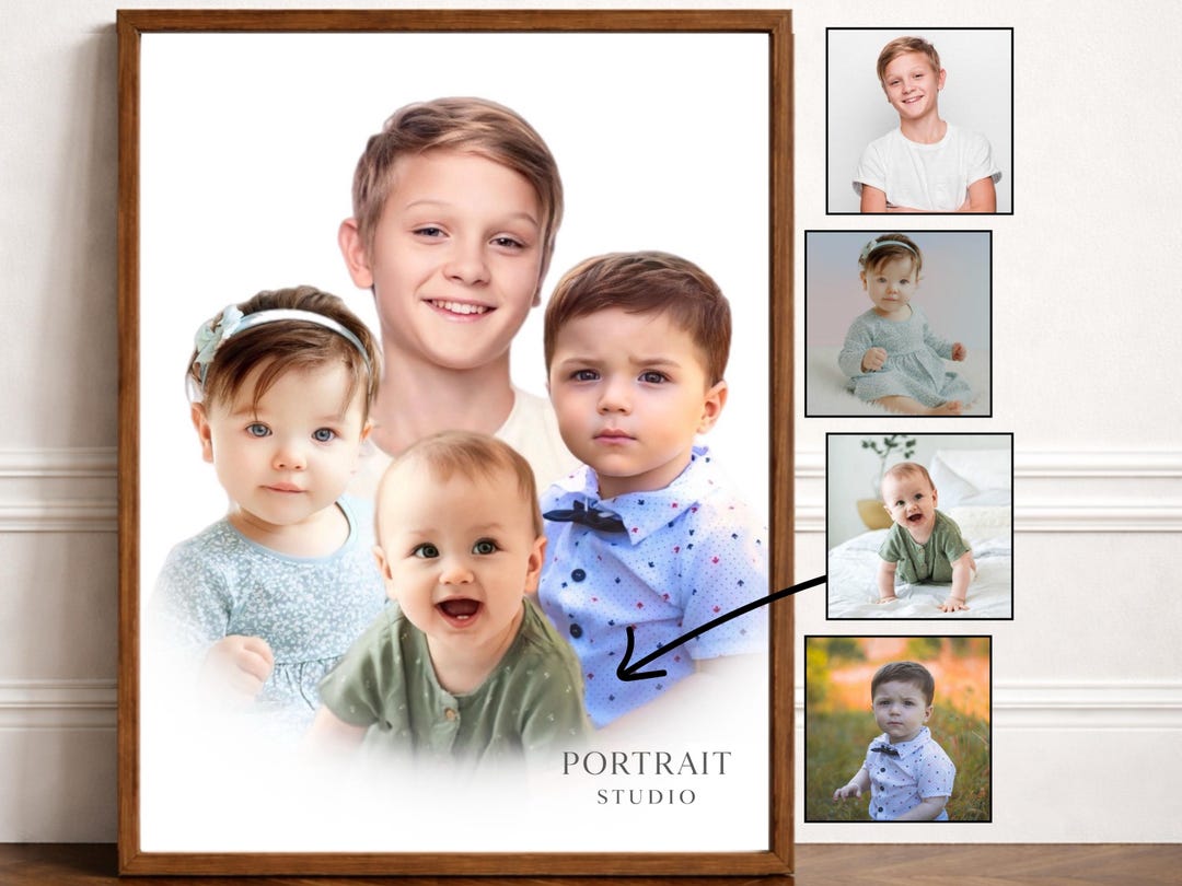 Photo Merge Print | Custom Merged Photos | Digital Download or Printed ...