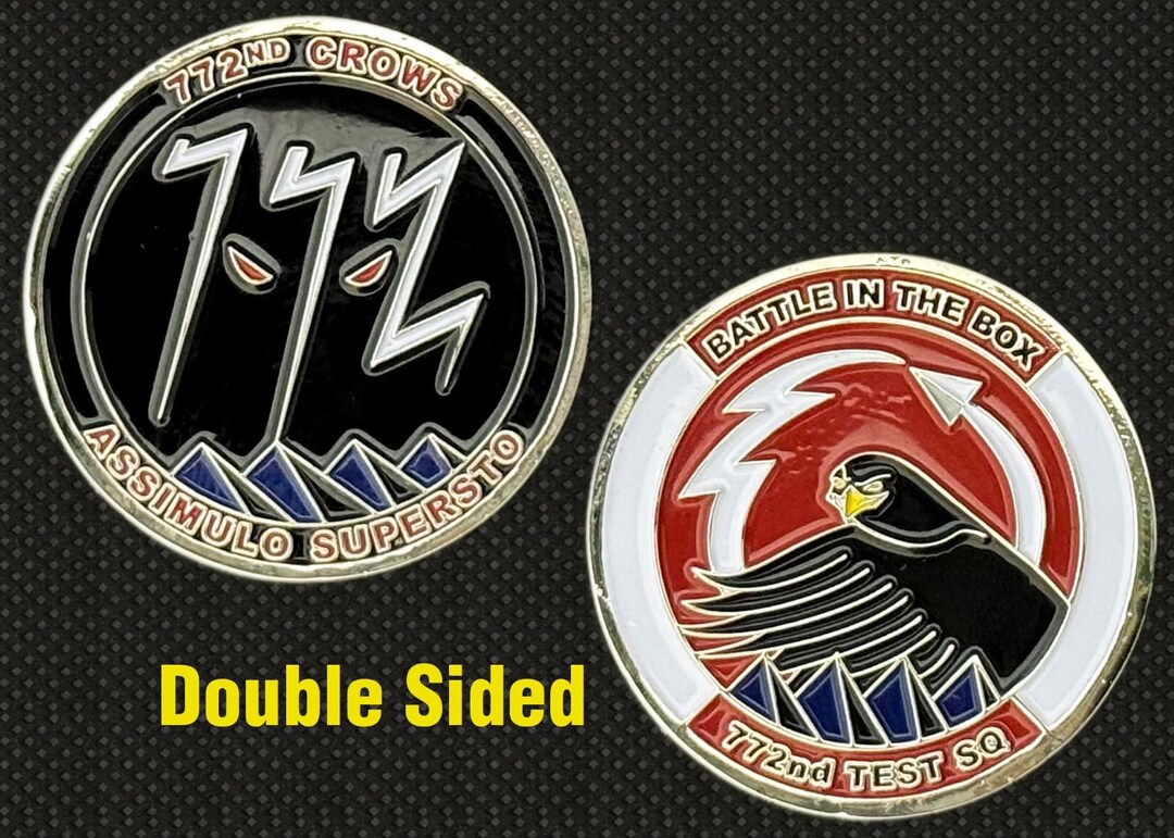 772nd Test Squadron CROWS (battle in the Box) Challenge Coin 4#L - Etsy