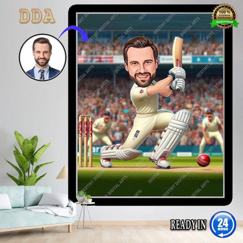 Harry Kane Cricket Caricature Art | England Sports Star Digital ...