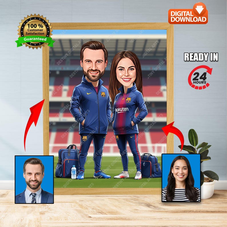 Custom Soccer Coach Gift From Photo | Personalized Football Trainer ...