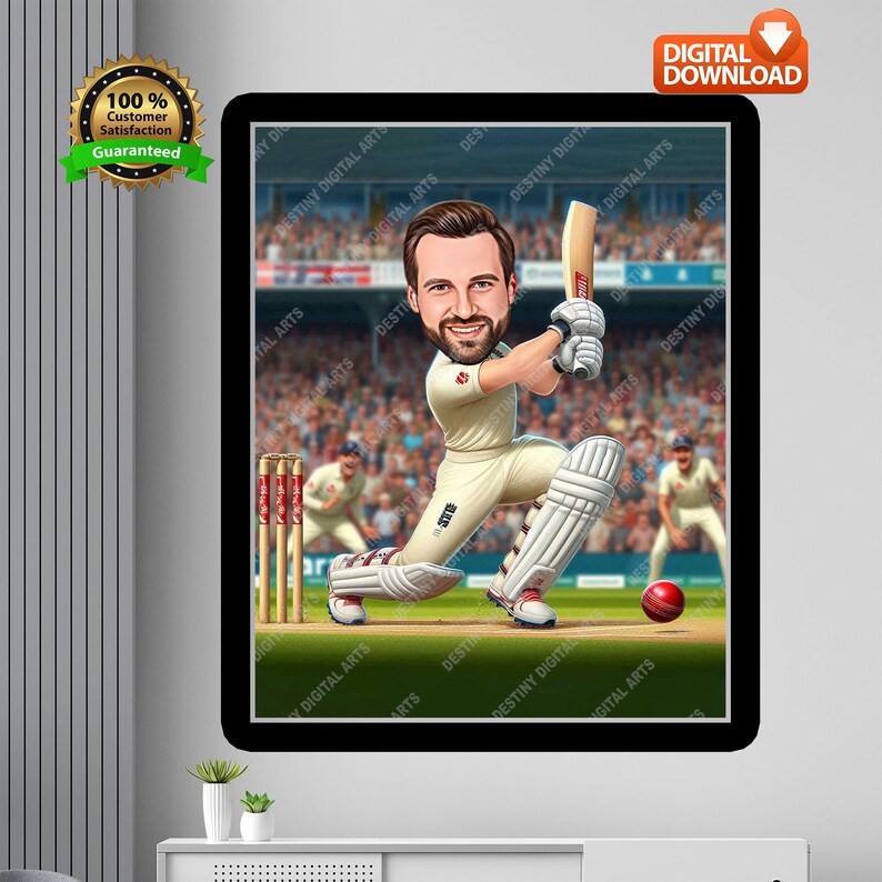 Harry Kane Cricket Caricature Art | England Sports Star Digital ...