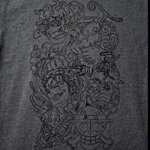 One Piece Anime PNG Digital Download Luffy Gear 5 Zoro Sanji Tshirt ...