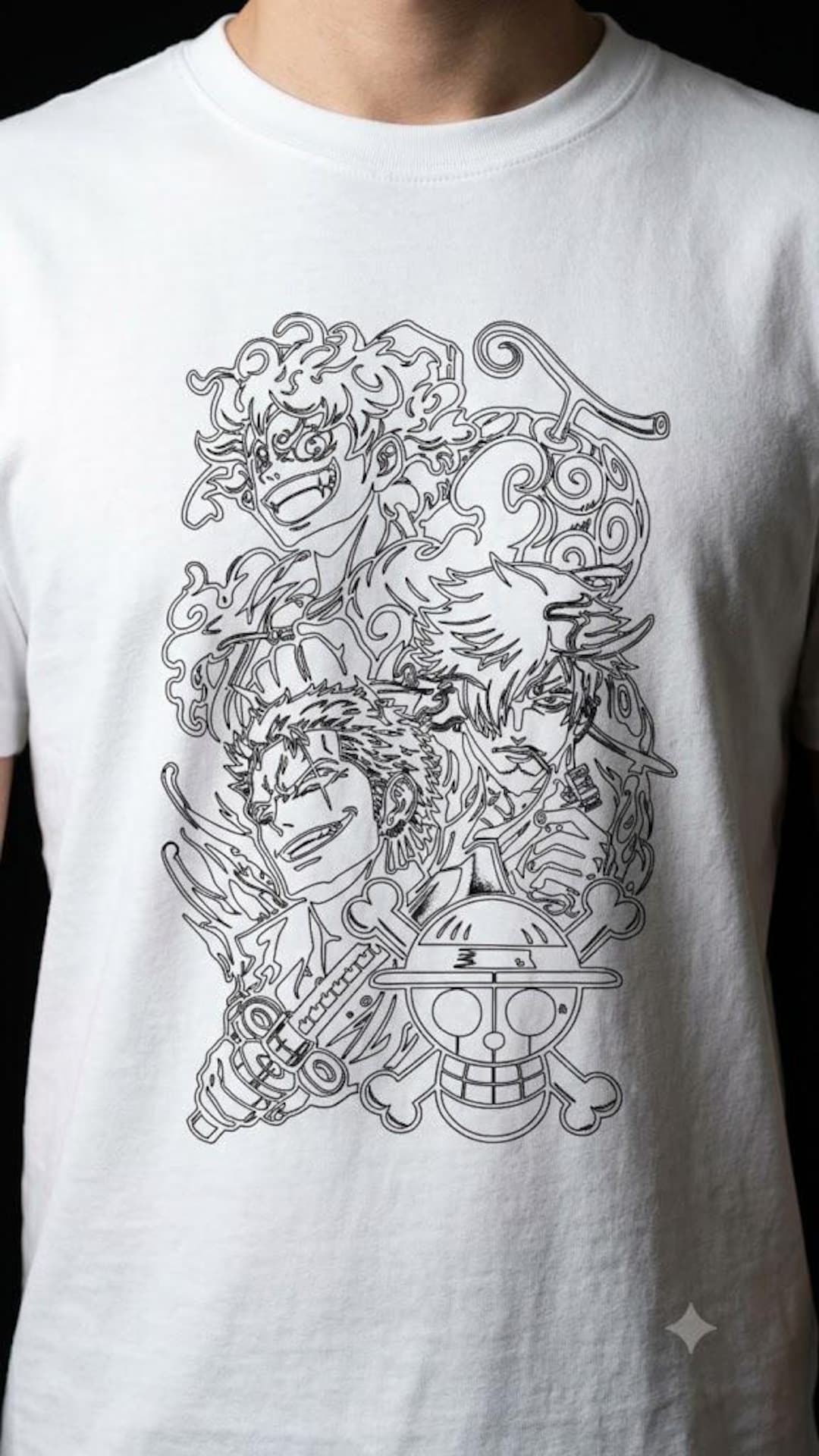 One Piece Anime PNG Digital Download Luffy Gear 5 Zoro Sanji Tshirt ...