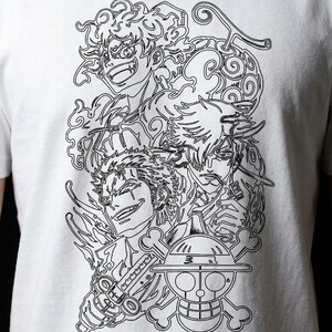 One Piece Anime PNG Digital Download Luffy Gear 5 Zoro Sanji Tshirt ...