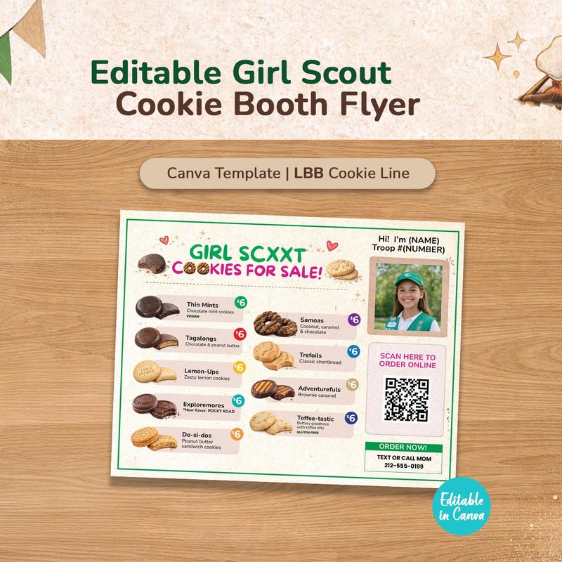 Girl Scout Cookie Sign - Etsy