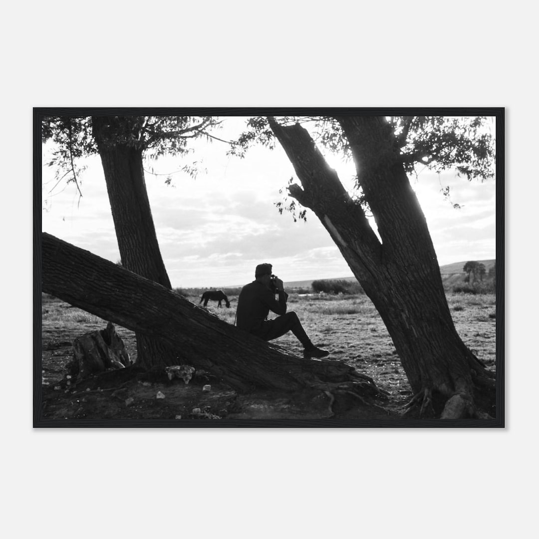 WWII Soldier Resting Under Trees 1942 Photo Print – Quiet Moment on the ...