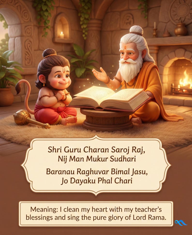 Hanuman Chalisa Kids Ebook – English Text & Meaning (digital Download ...