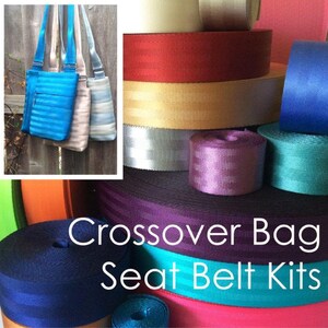 KIT - Crossover Seat Belt Bag, You Pick Colors, Sewing Kit, Seatbelt ...