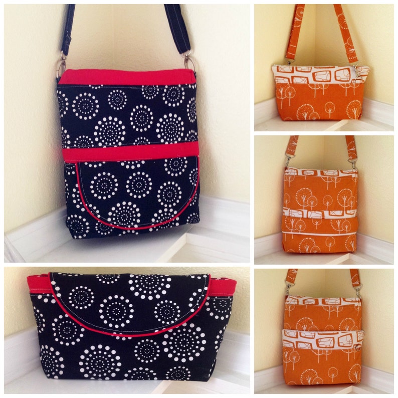 Sewing Pattern: Digital, Convertible Reversible Bag, Expandable, 4-in-1 ...