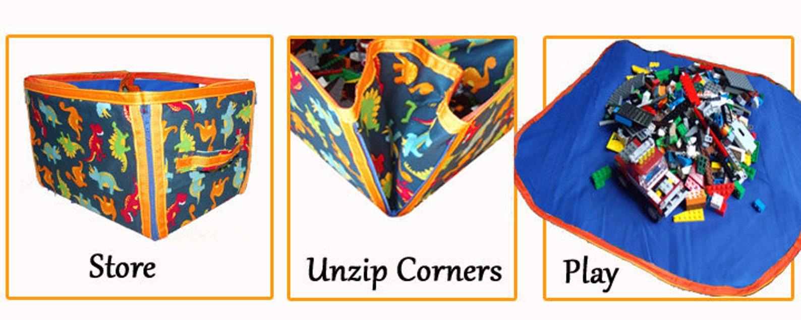 Sewing Pattern: Digital Convertible Play Mat & Storage Tote | Etsy ...