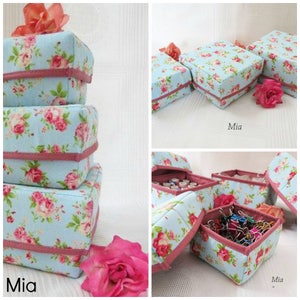 Sewing Pattern: Nesting Boxes, 6 Sizes, DIGITAL, Organization, Storage ...