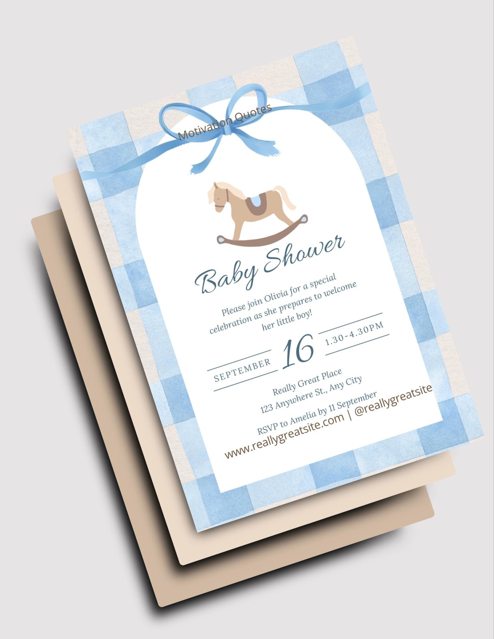 Baby Shower Invitation Template - Etsy