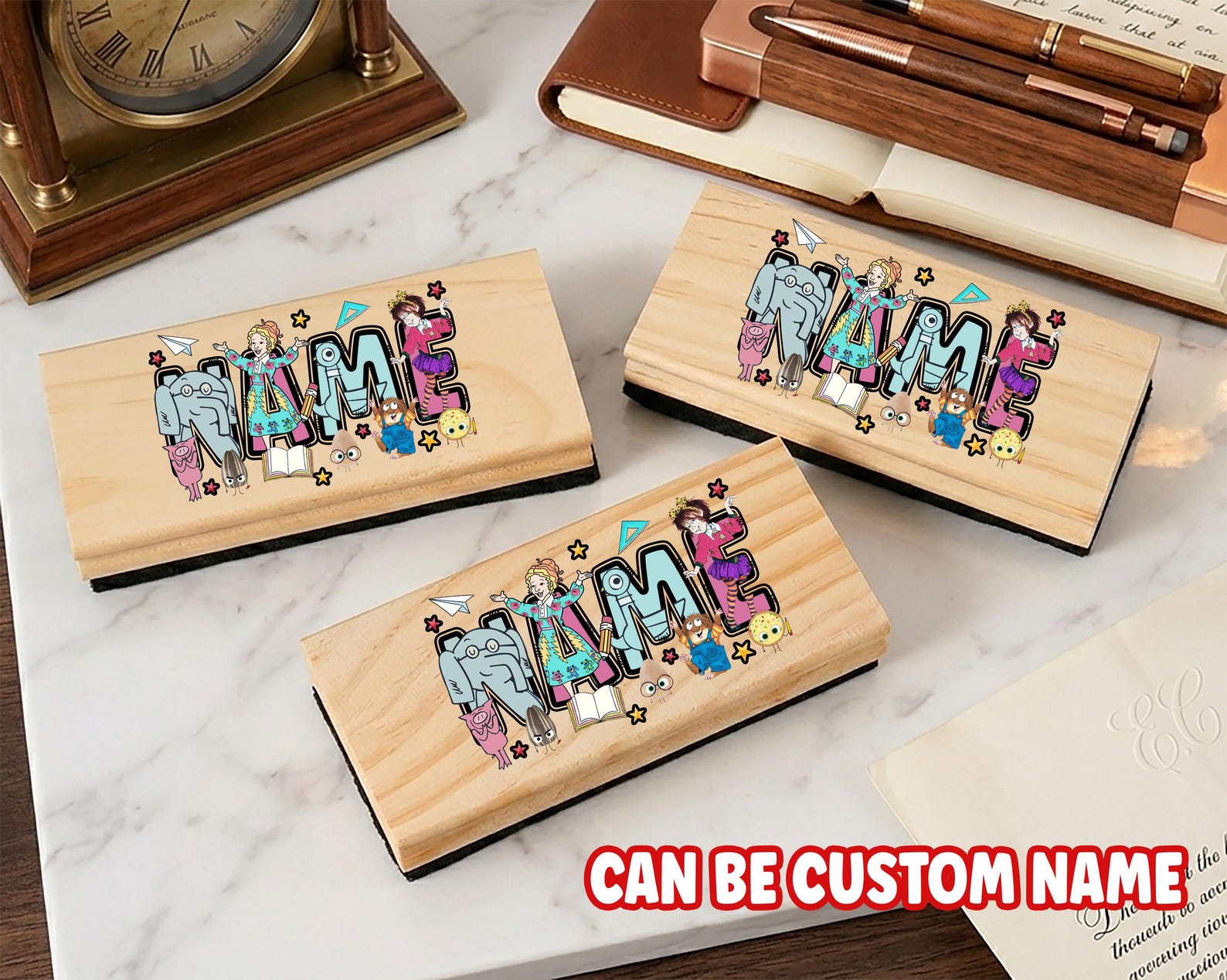 Children Book Characters Chalkboard Eraser, Teacher Appreciation Gifts ...