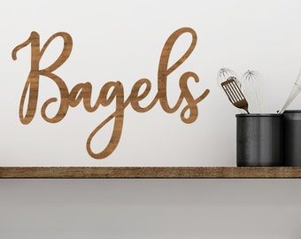 Bagel Bar Sign | Etsy