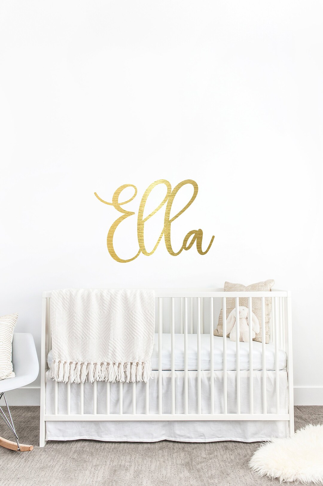 Nursery Wood NAME SIGN / Crib Decor Sign / Kids Room Name Sign - Etsy